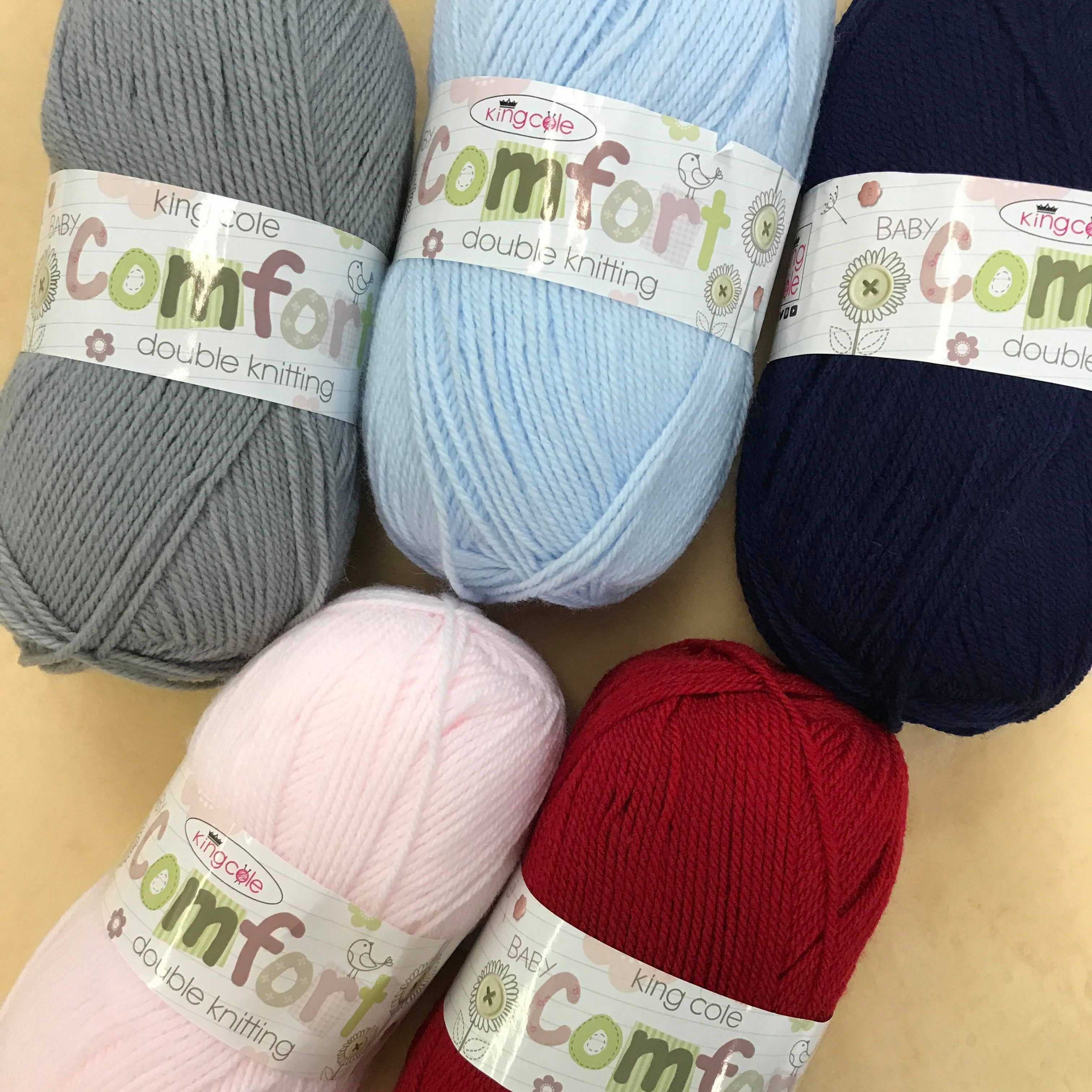 King Cole Baby Comfort DK 8ply – The Wool Shop