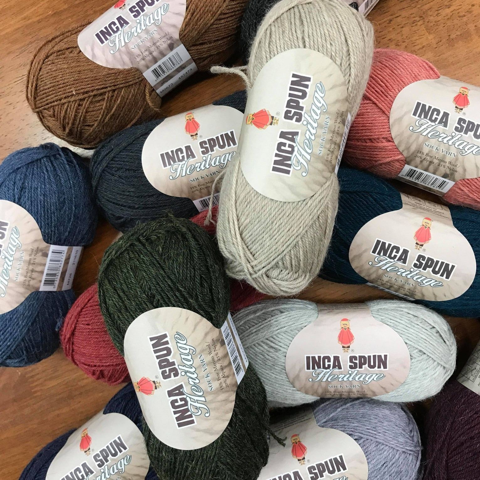 Alpaca Yarns Inca Spun Heritage Sock Yarn 4ply – The Wool Shop