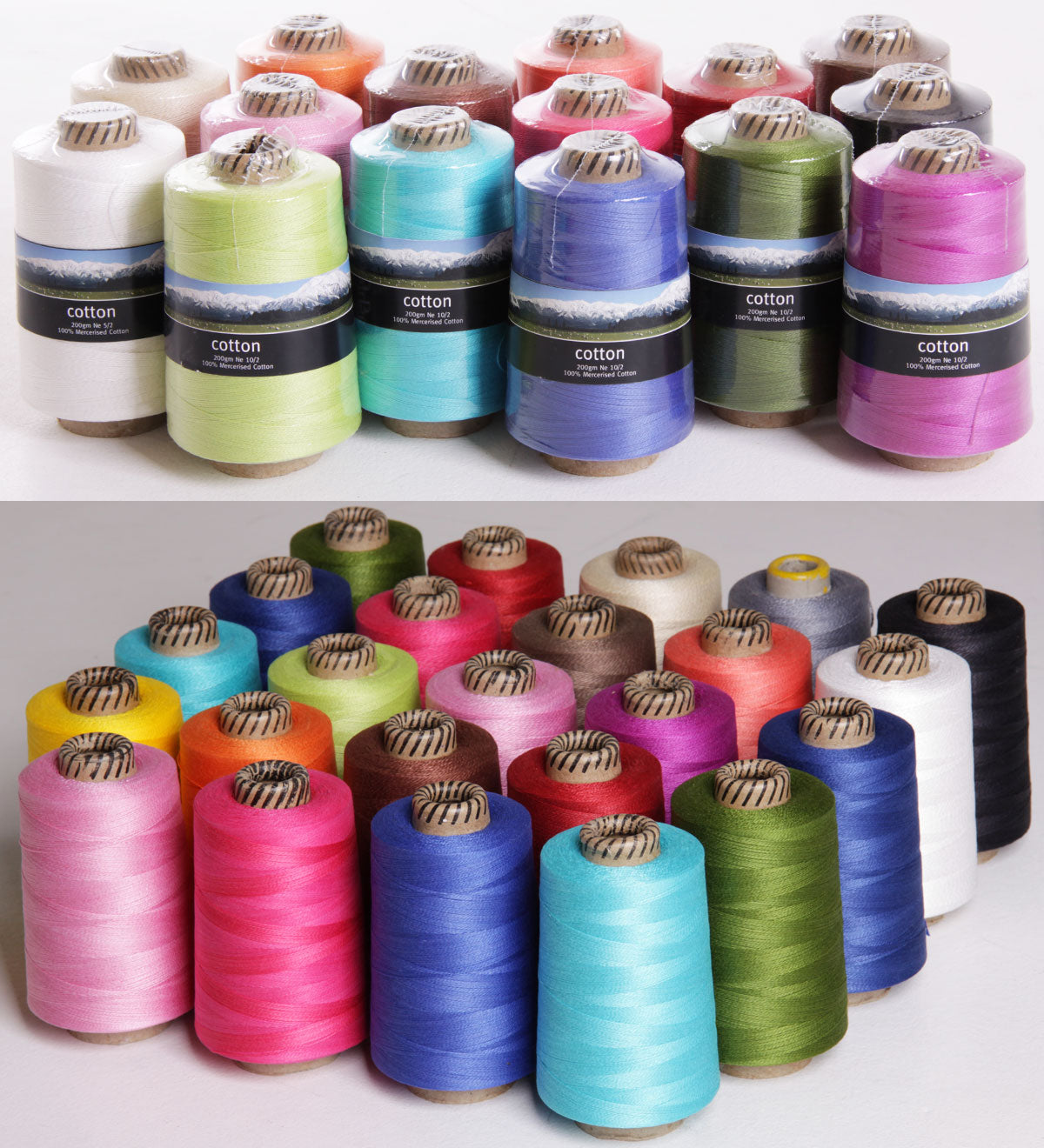 Mercerised Cotton 5/2 - 200g cone - Ashford – The Wool Shop